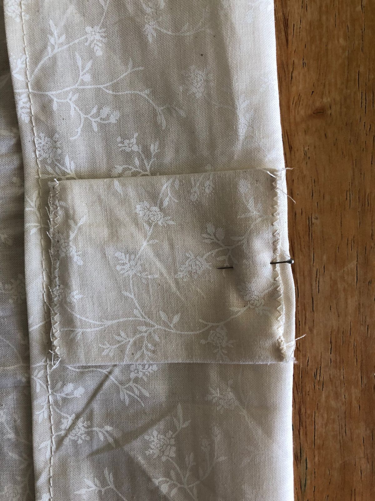 How to Sew a Hidden Tab Curtain - The Virtuous Home